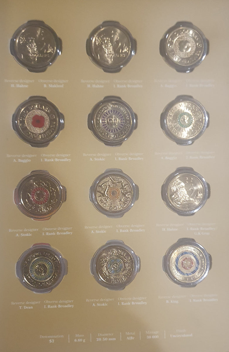 2018 - 30th Anniversary of the $2 coin, set | Montees Collection